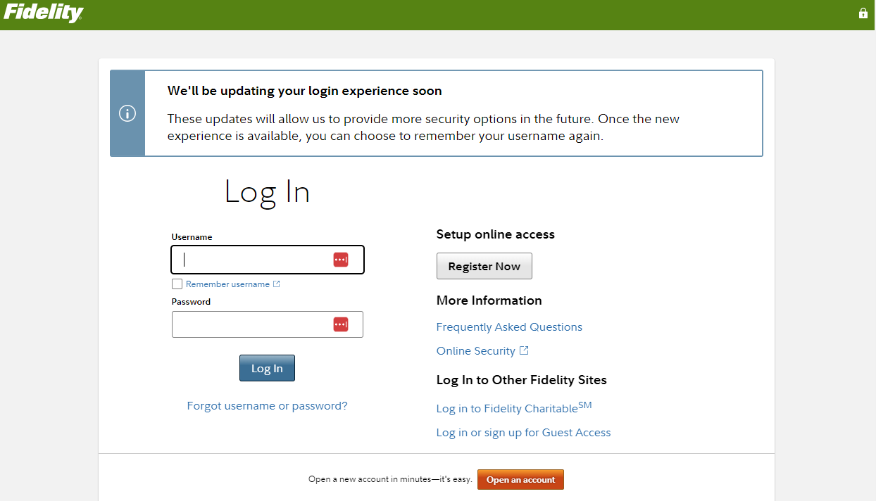 Fidelity Login Instructions - Morling Financial
